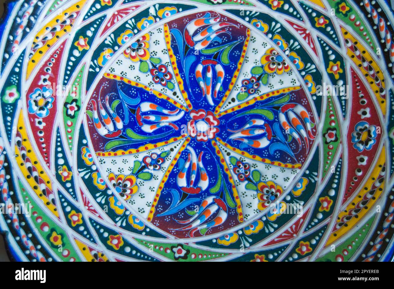 Ceramic plate with arabic pattern hi-res stock photography and images ...