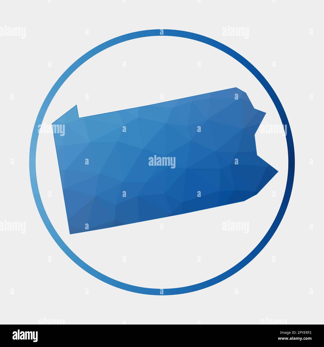 Pennsylvania digital map Stock Vector Images - Alamy