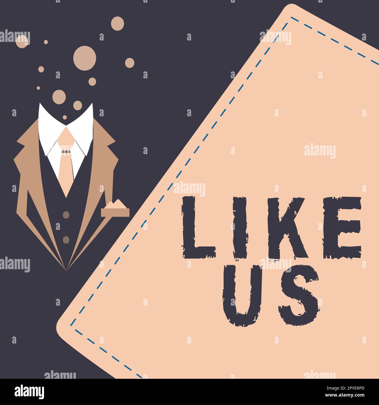 Hand writing sign Like Us. Business idea Asking to follow on social ...