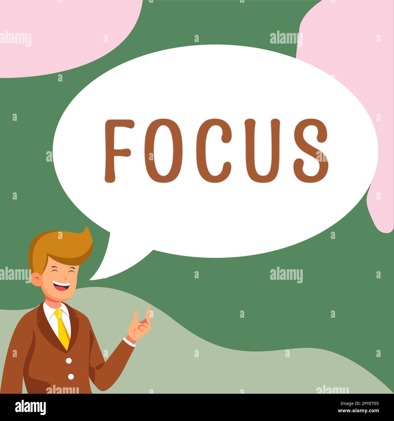 Writing displaying text Focus. Internet Concept state quality of having ...