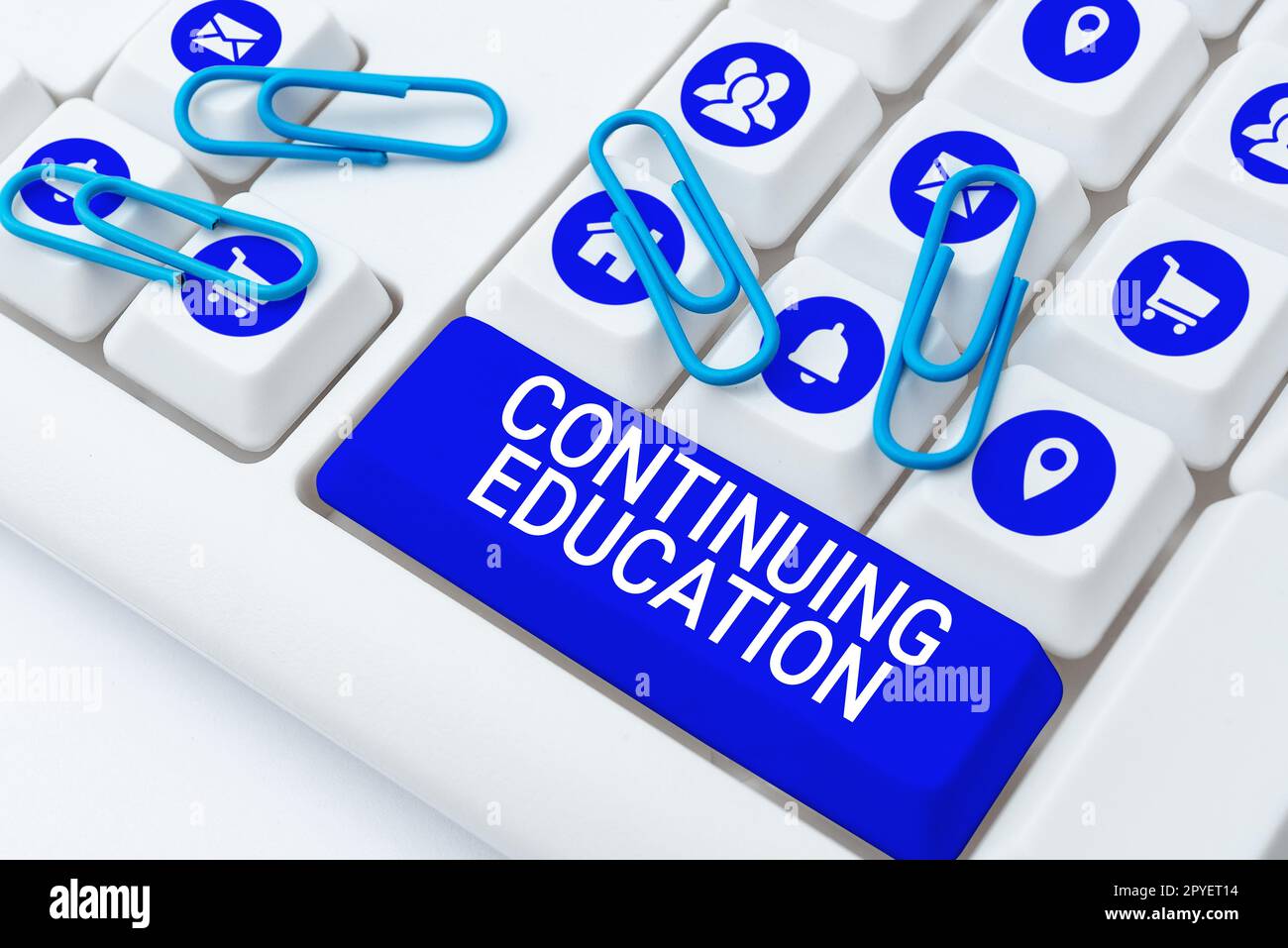 Sign displaying Continuing Education. Word Written on Continued ...