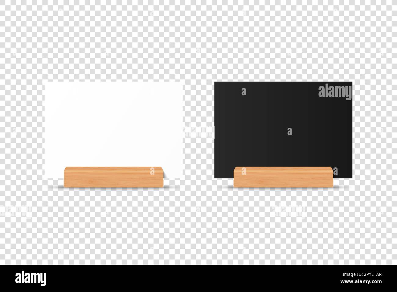 Vector 3d Realistic White and Black Horizontal A4, A5 Blank Paper Sheet ...