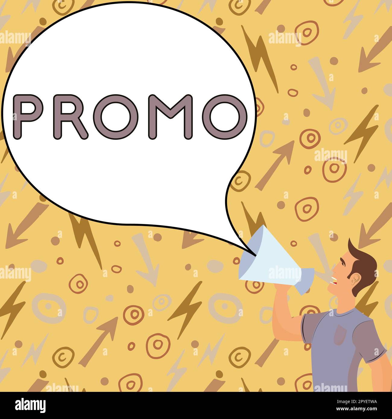 Sign displaying Promo. Word Written on series of steps that need to be ...