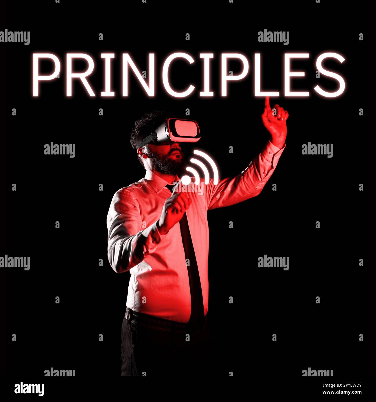 Handwriting text Principles. Internet Concept fundamental truth that ...