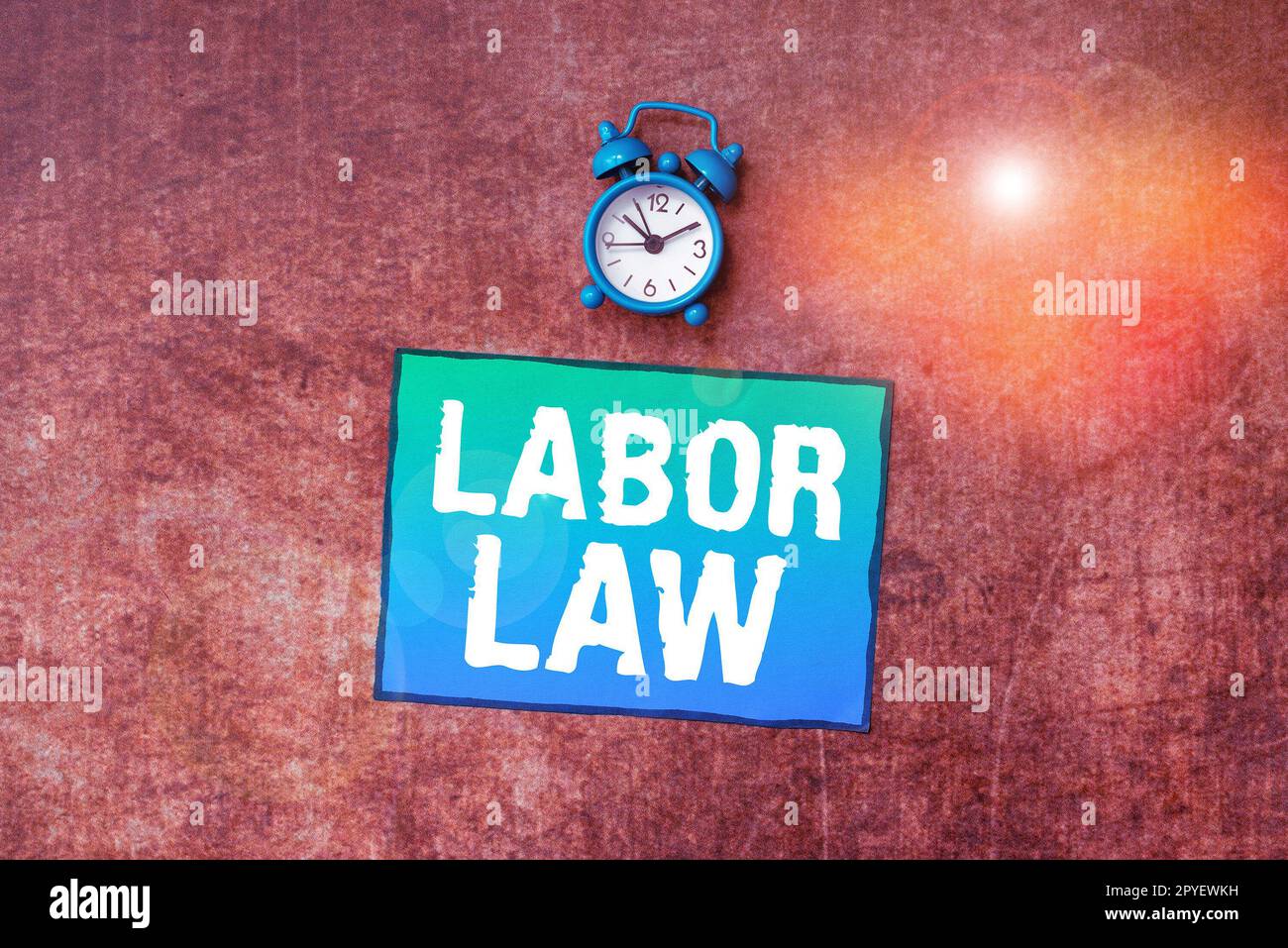 Sign displaying Labor Law. Internet Concept rules relating to rights ...