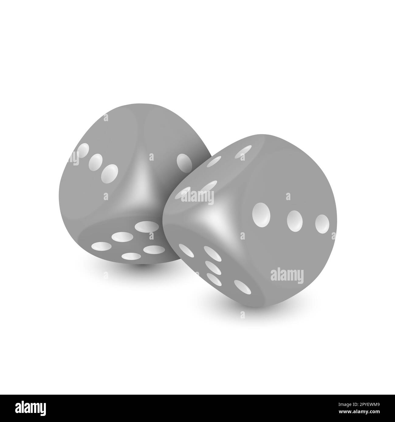 Dice number 2 Black and White Stock Photos & Images - Alamy