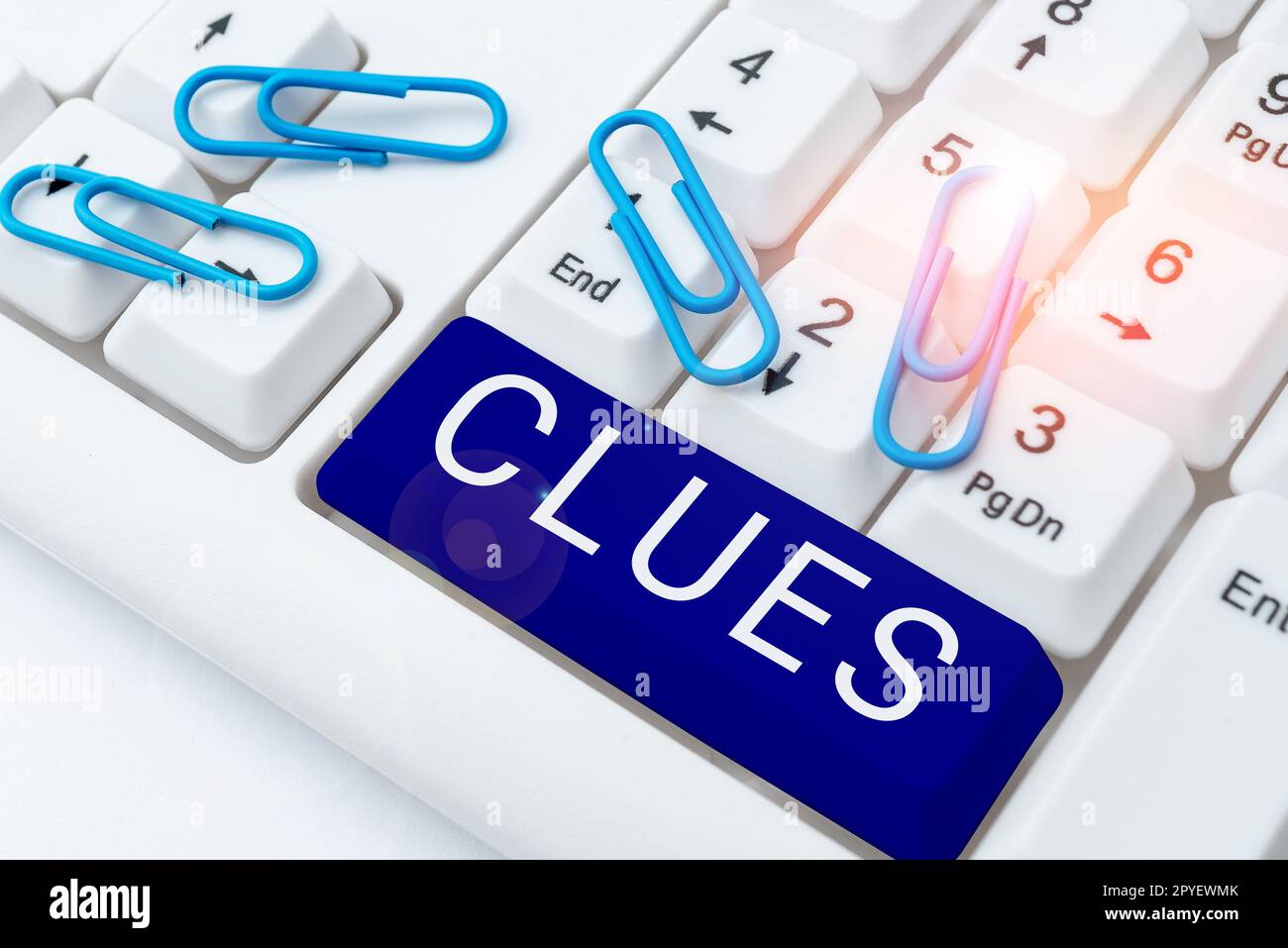 Writing displaying text Clues. Internet Concept Piece of evidence ...