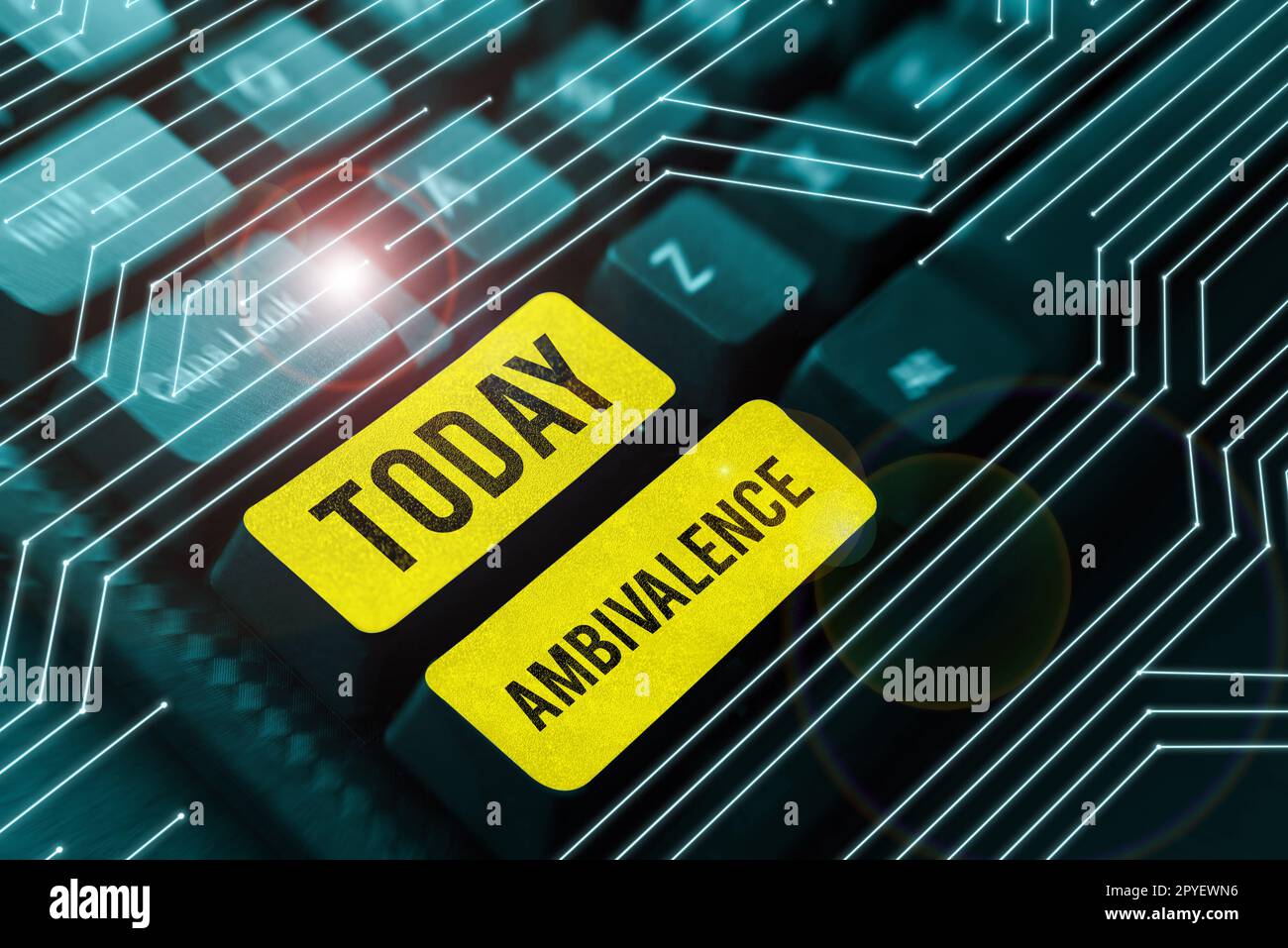 Sign displaying Ambivalence. Conceptual photo attitudes or feelings ...