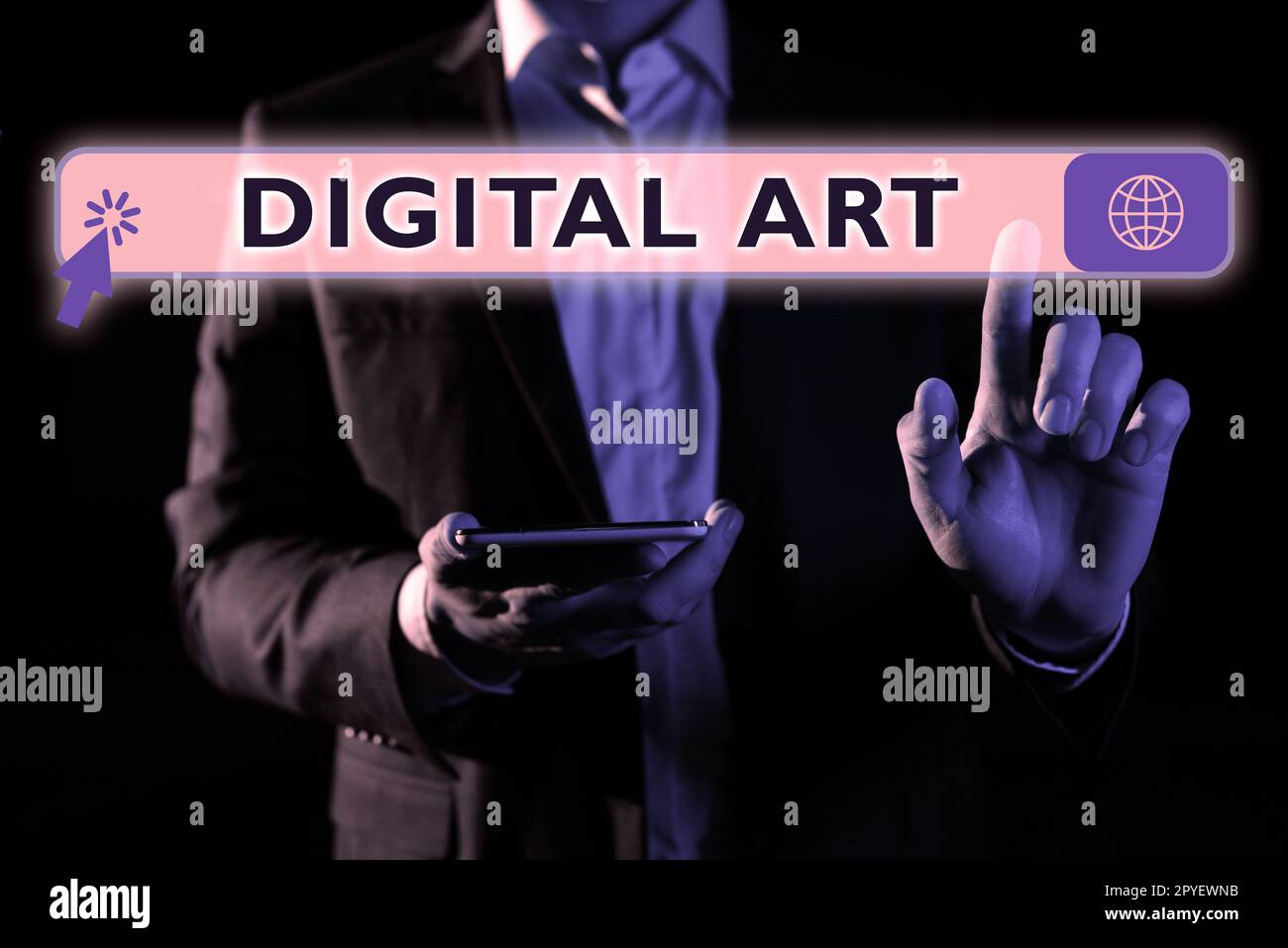 Conceptual caption Digital Art. Internet Concept use of skill and ...