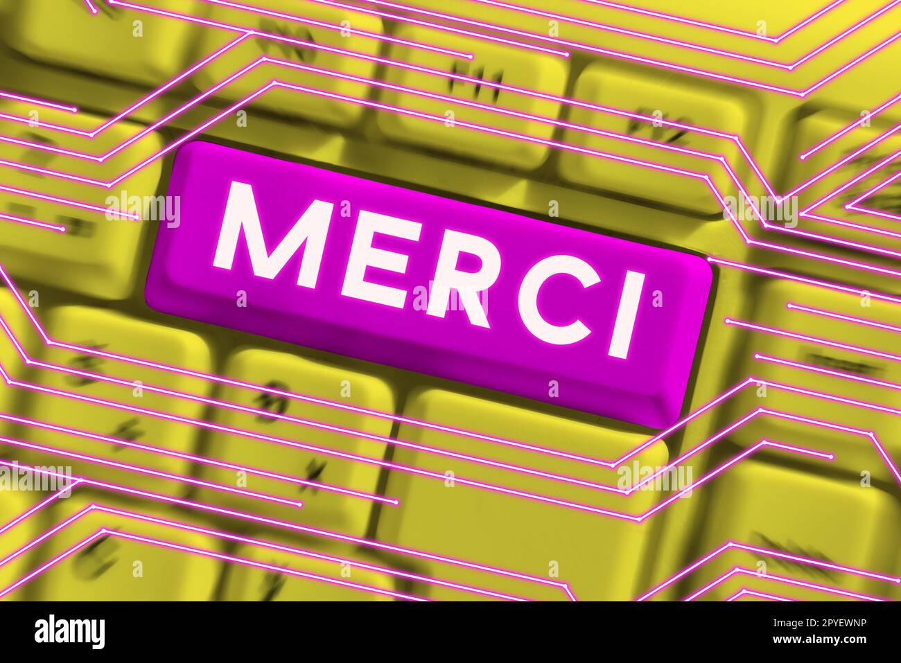 Text caption presenting Merci. Conceptual photo what is said or ...