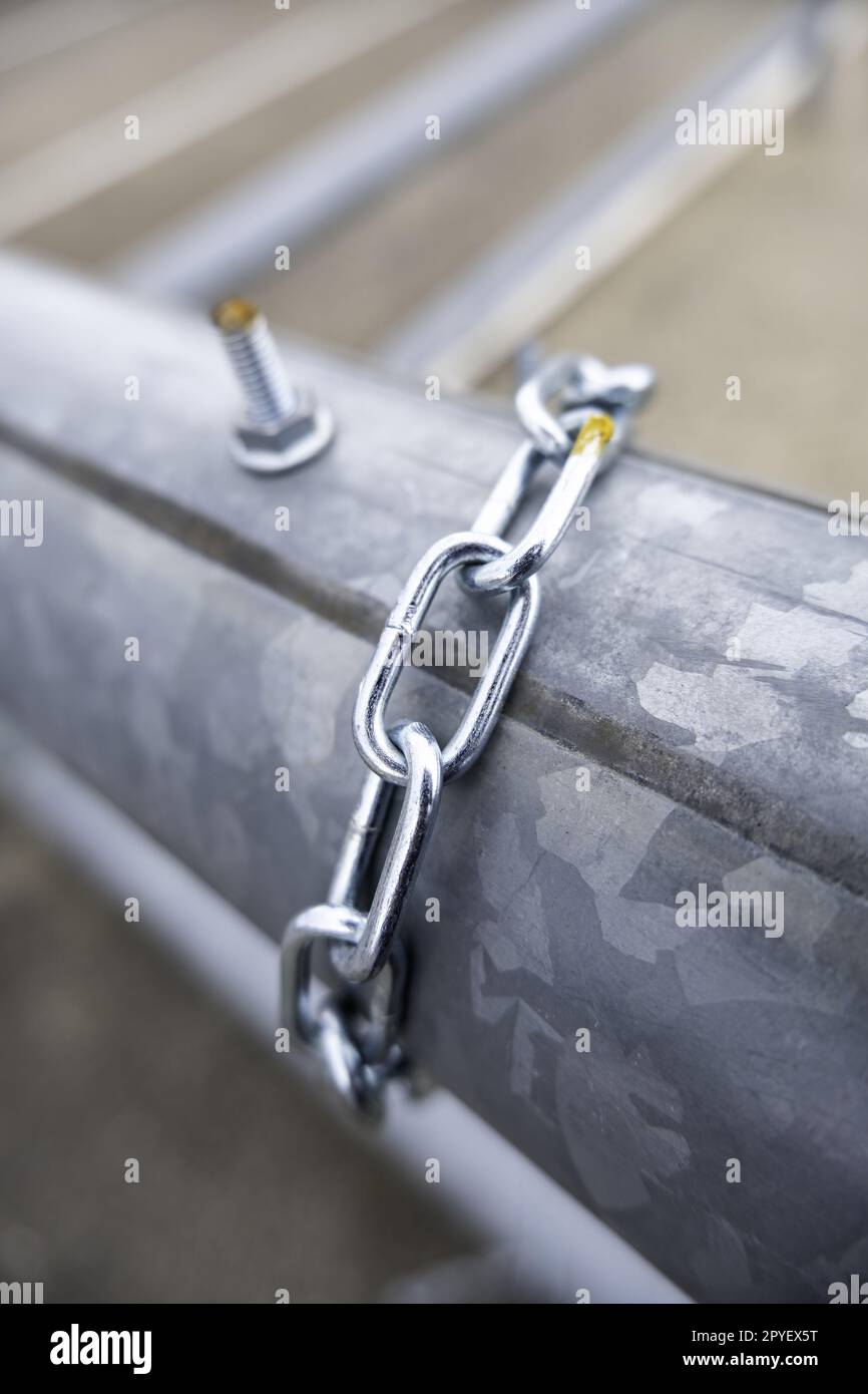 Chain for supermarket carts Stock Photo - Alamy