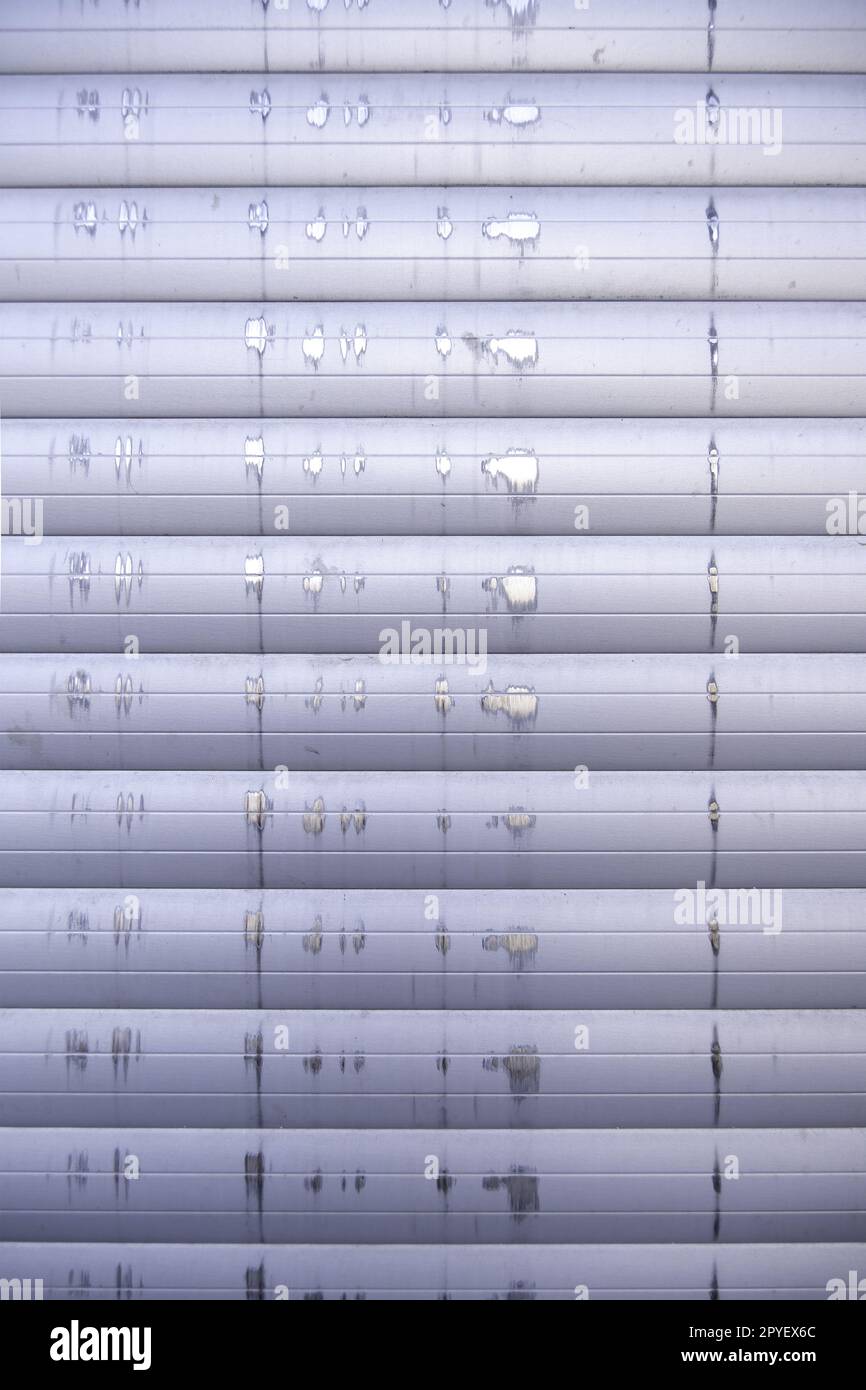 White aluminum blind background hi-res stock photography and images - Alamy