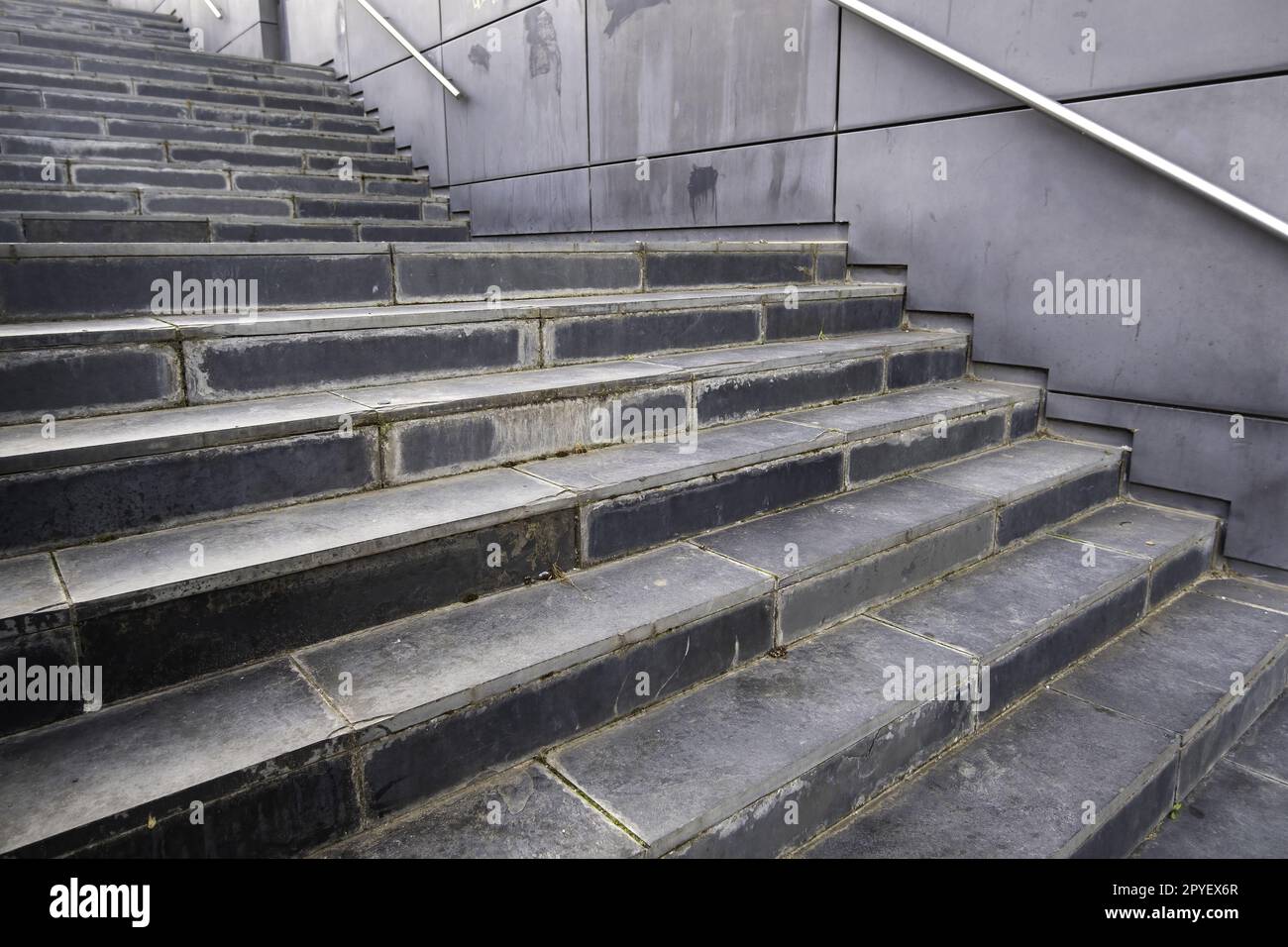 Slate exterior stairs Stock Photo - Alamy