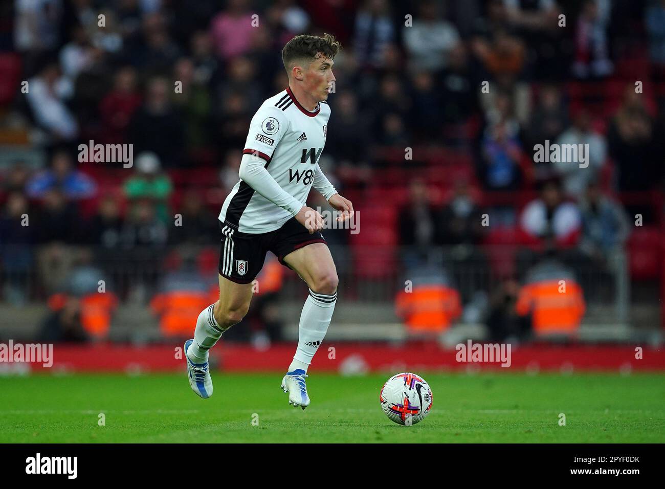 Fulham’s Harry Wilson during the Premier League match at Anfield ...