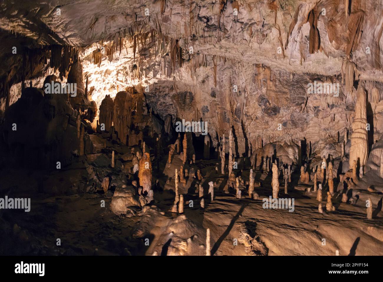 Stalactite and stalagmite Stock Photo - Alamy