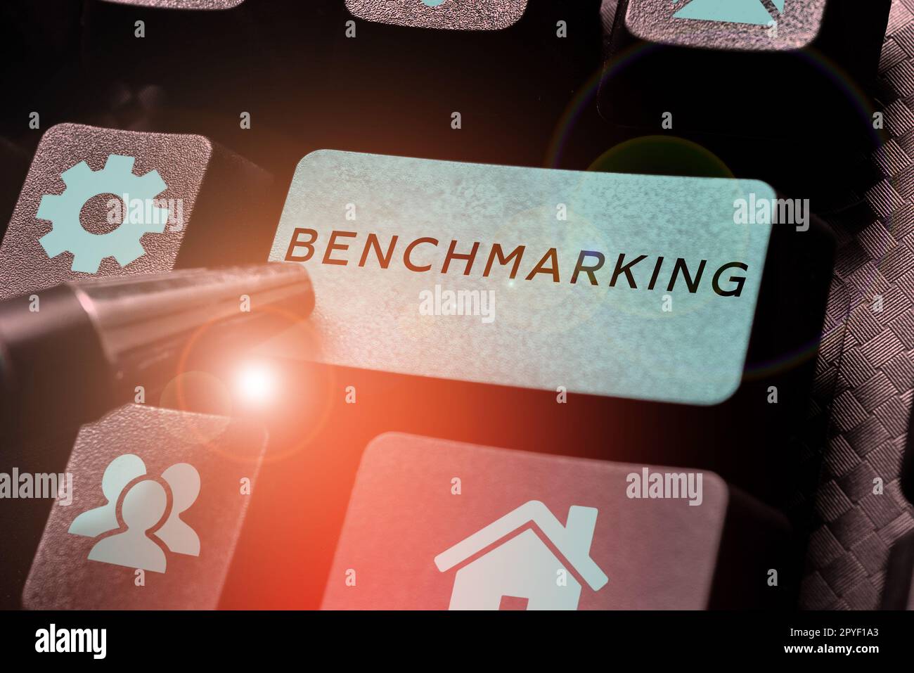 Hand writing sign Benchmarking. Business showcase Evaluate something by ... Hand writing sign Benchmarking. Business showcase Evaluate something by ...