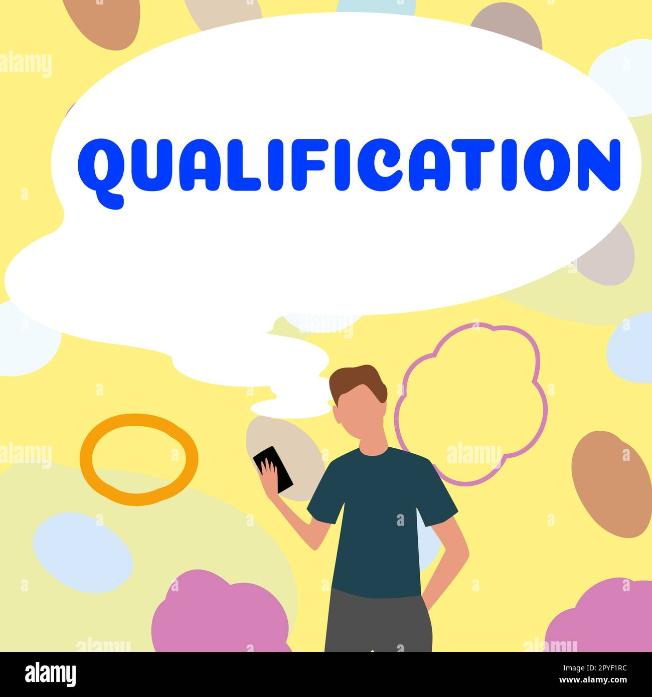 Inspiration showing sign Qualification. Business idea Officially ...