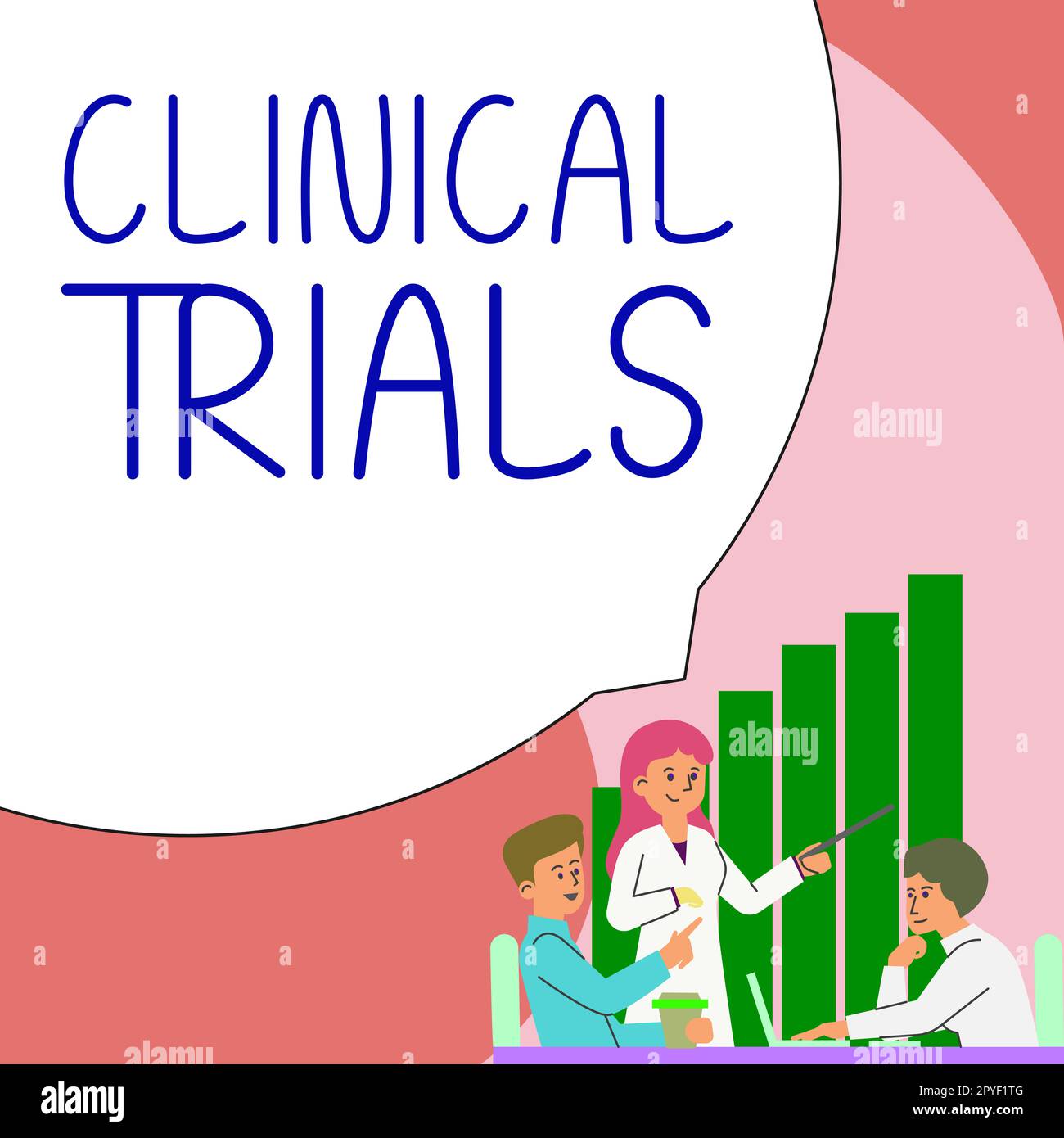 Hand writing sign Clinical Trials. Word Written on Research ...
