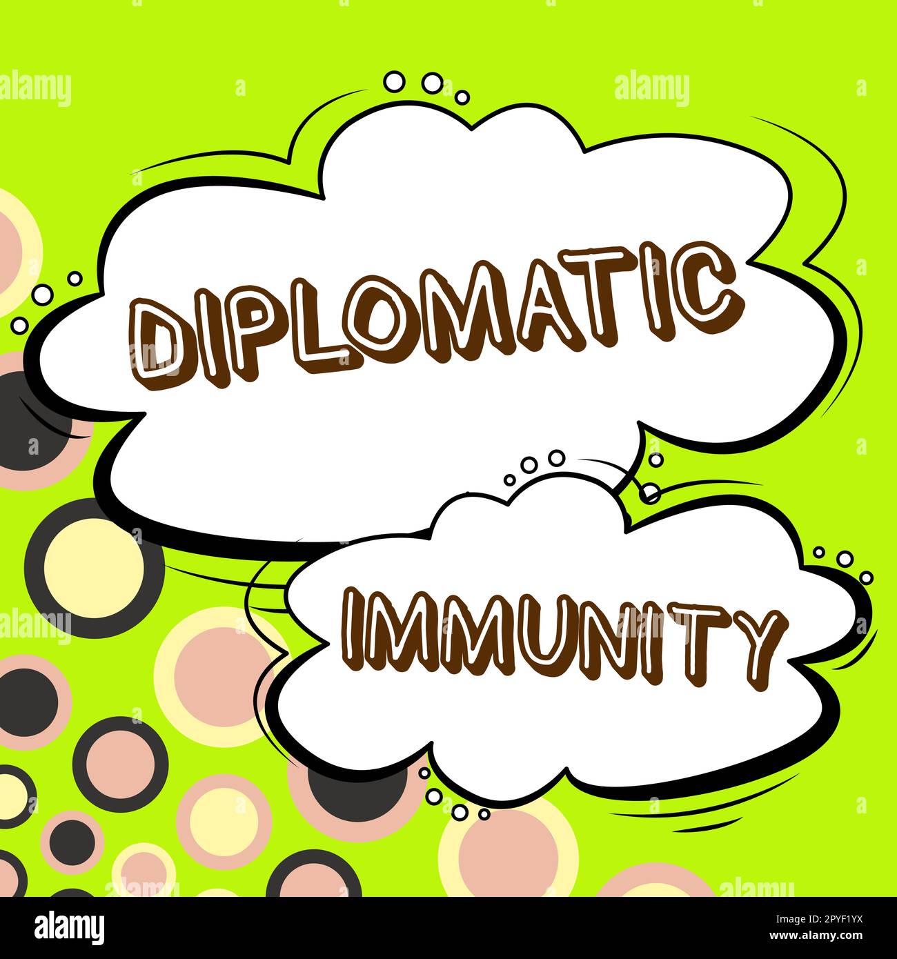 Writing displaying text Diplomatic Immunity. Conceptual photo law that ...
