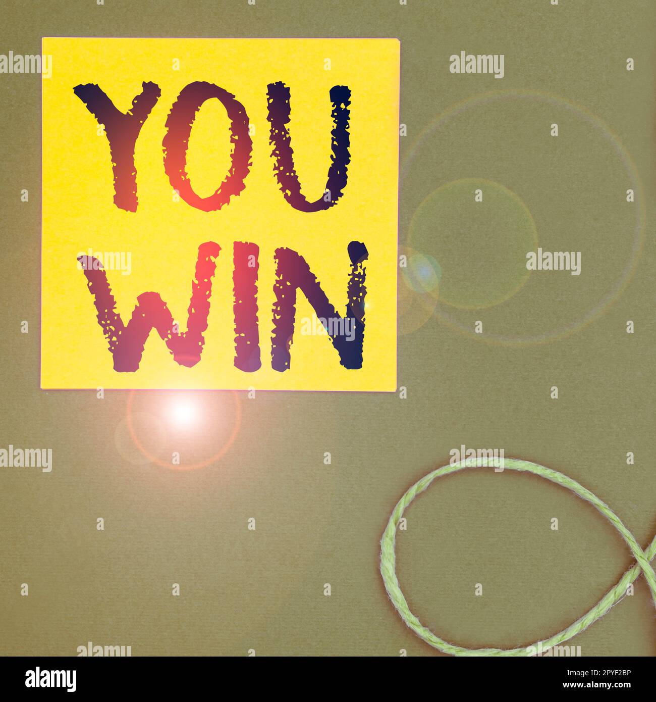 Text showing inspiration You Win. Business approach be first in school ...