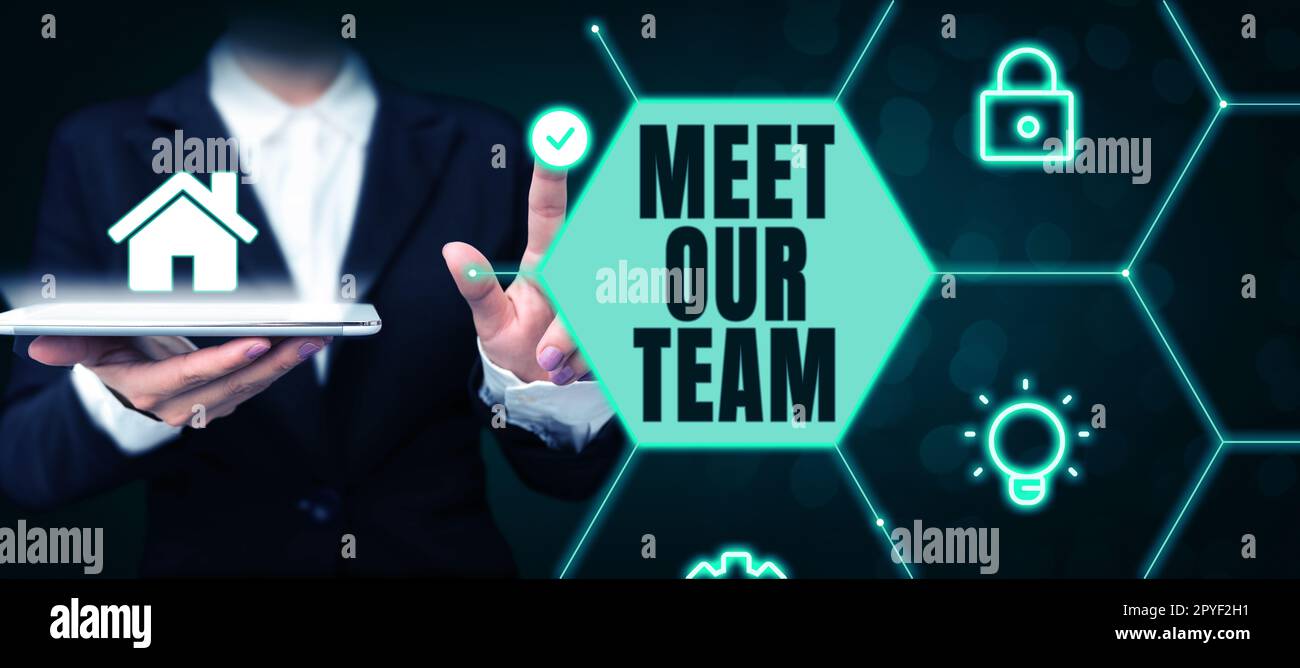 Conceptual caption Meet Our Team. Business overview introducing another ... Conceptual caption Meet Our Team. Business overview introducing another ...