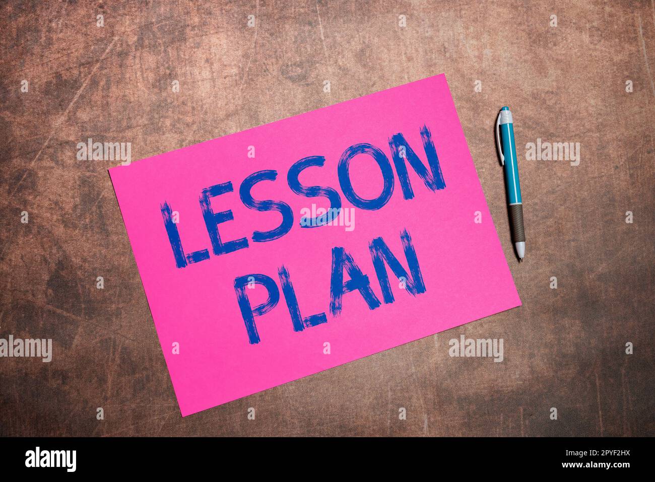 Inspiration showing sign Lesson Plan. Business showcase a teacher's ...