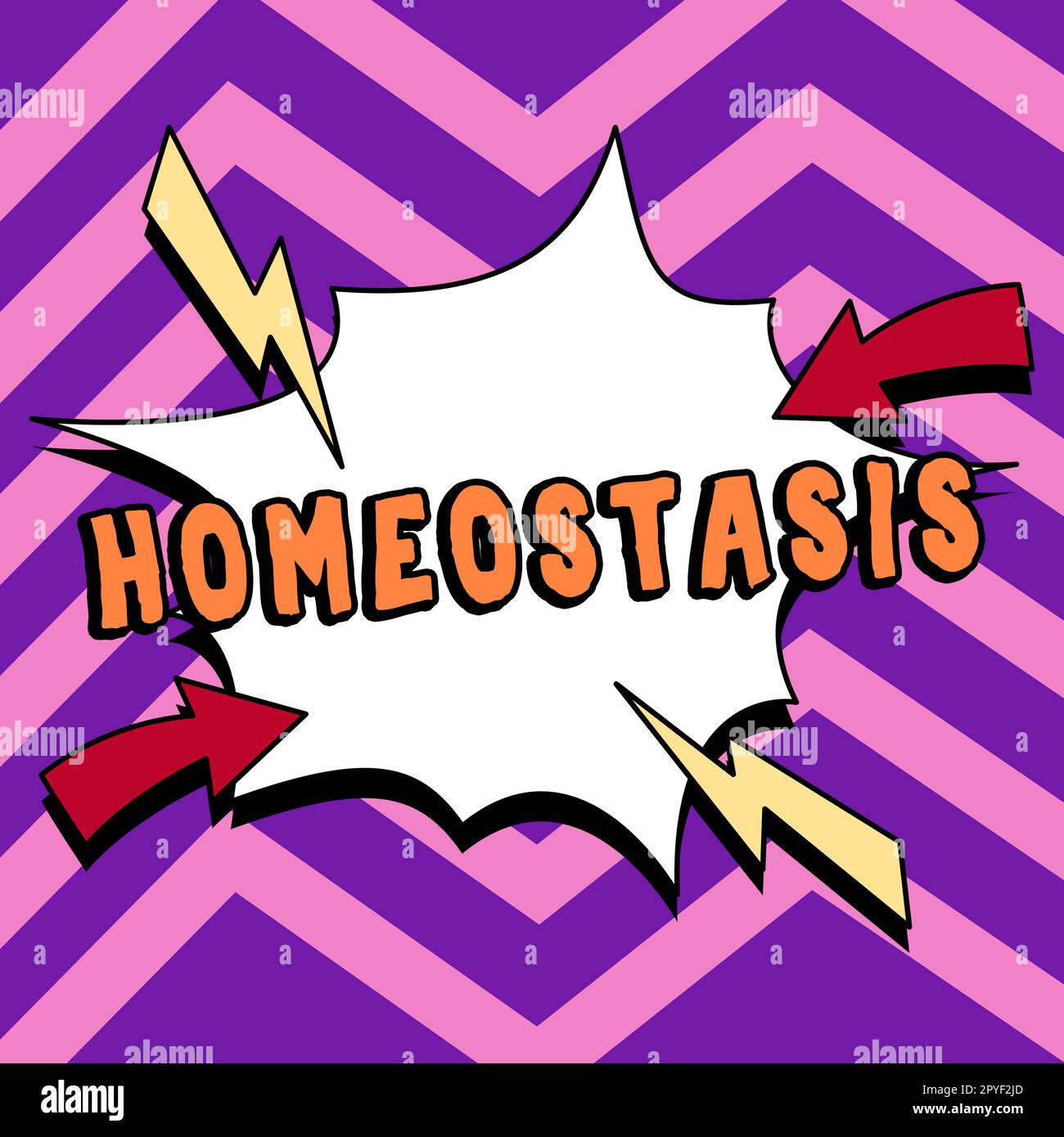 Sign displaying Homeostasis. Internet Concept the tendency toward a ...