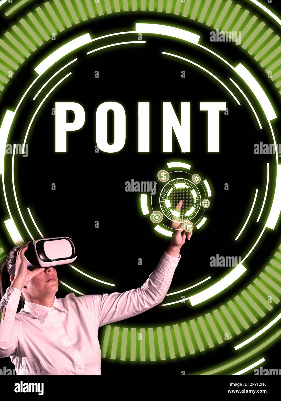 Hand writing sign Point. Business idea dot or other punctuation mark ...