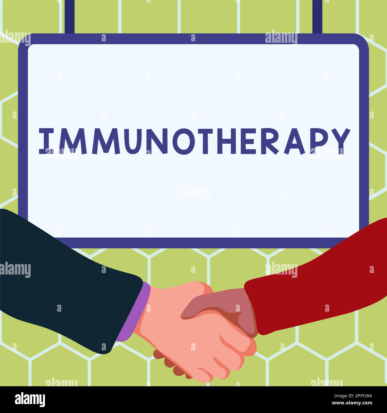 Hand writing sign Immunotherapy. Word for treatment or prevention of ...