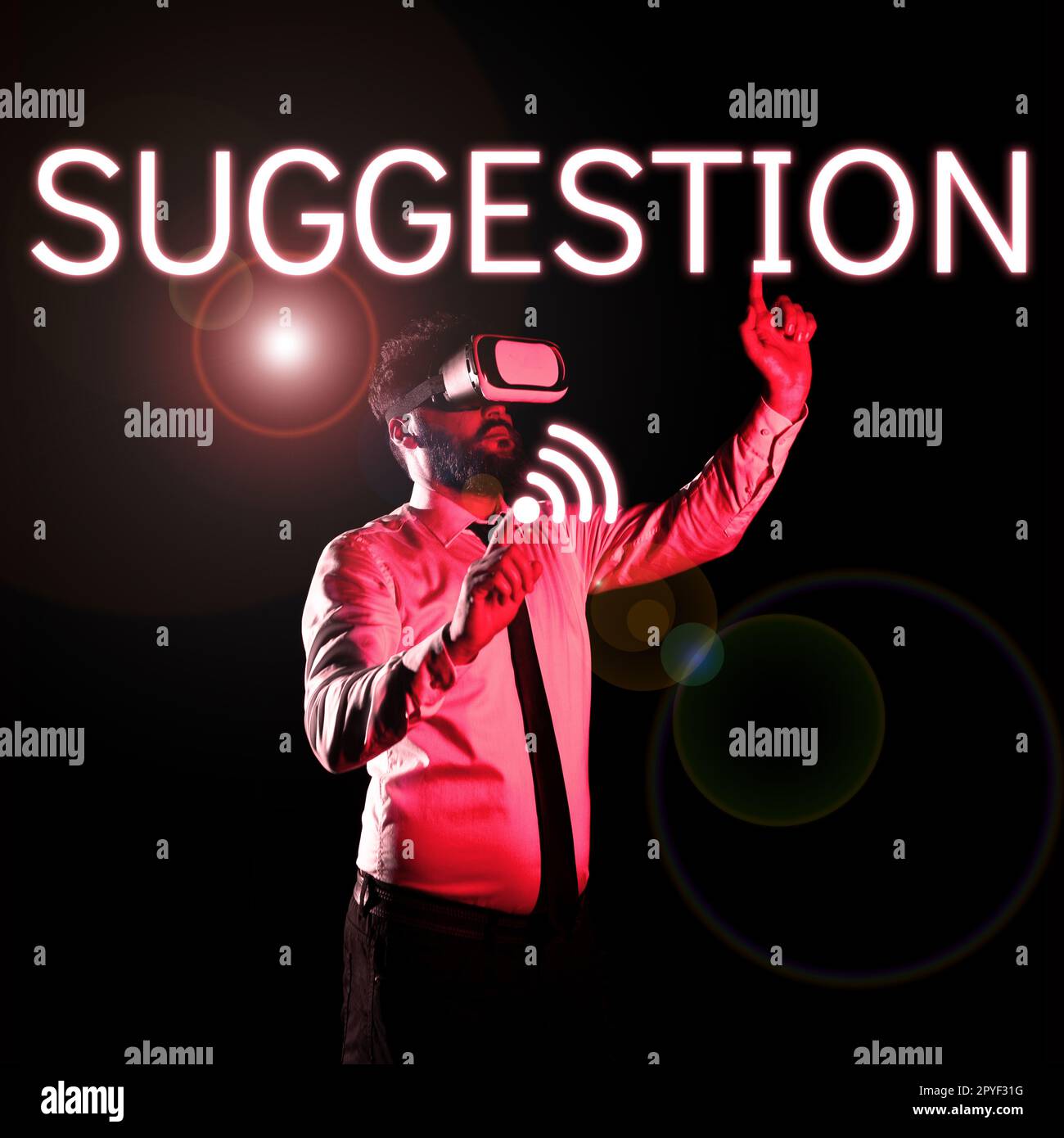 Inspiration showing sign Suggestion. Business idea the process of one ...