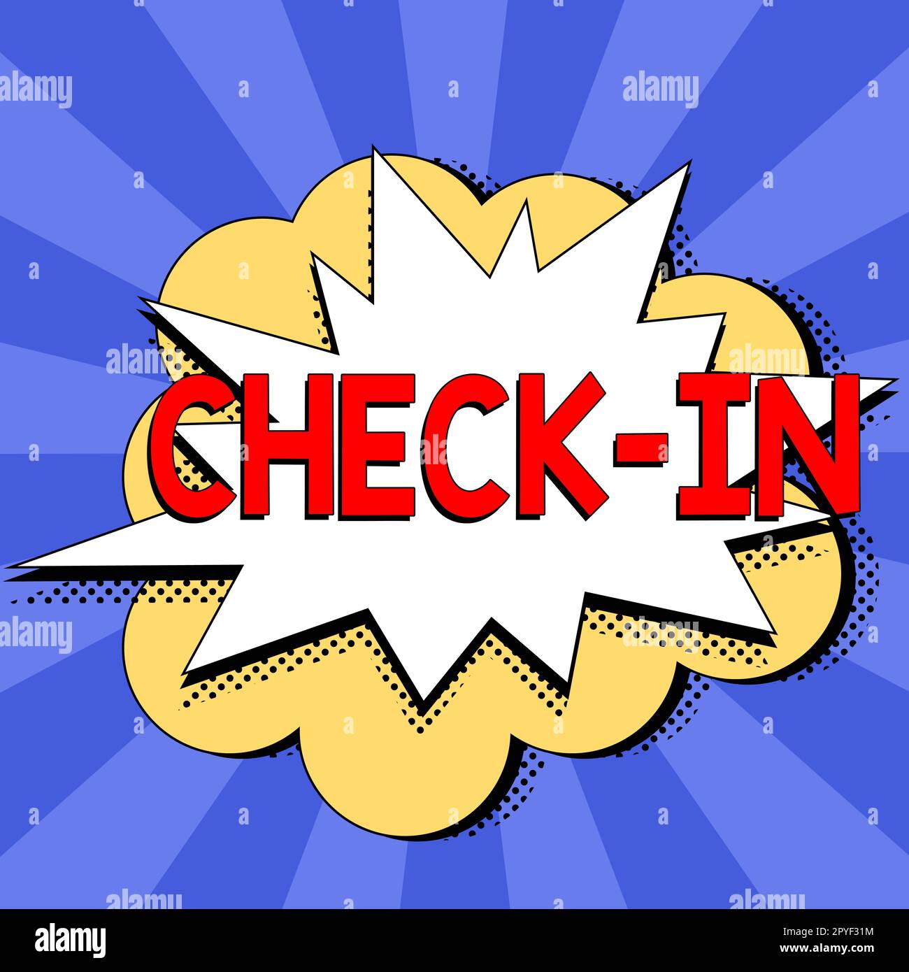 Inspiration showing sign Check In. Business overview Procedure by which ...