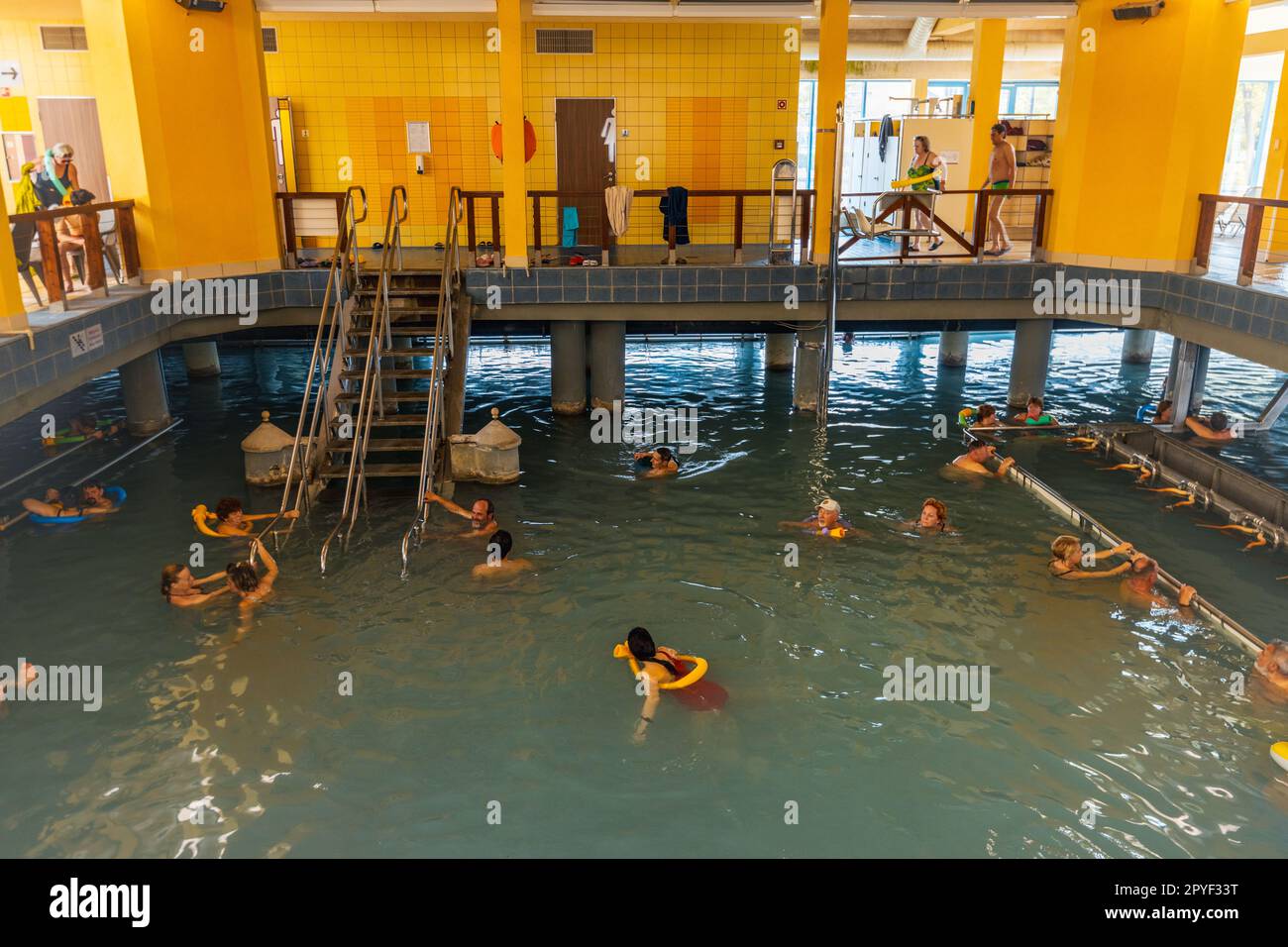 Heviz swimming pool, Natural thermal lake in Hungary, Health baths and ...