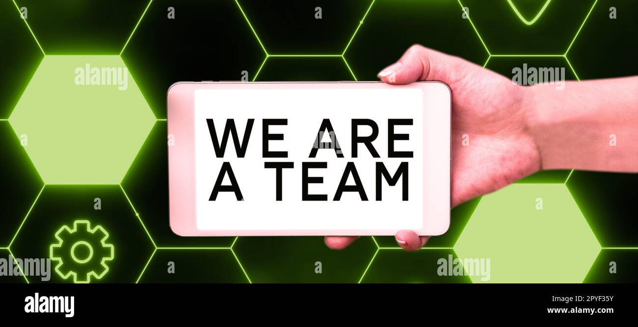 Team work sign hi-res stock photography and images - Alamy