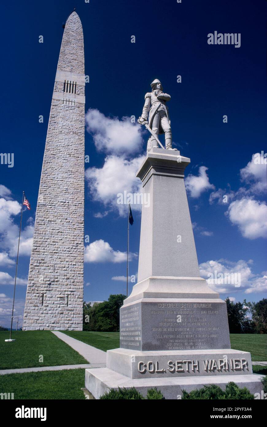 Bennington Monument, Bennington, Vermont USA Stock Photo - Alamy