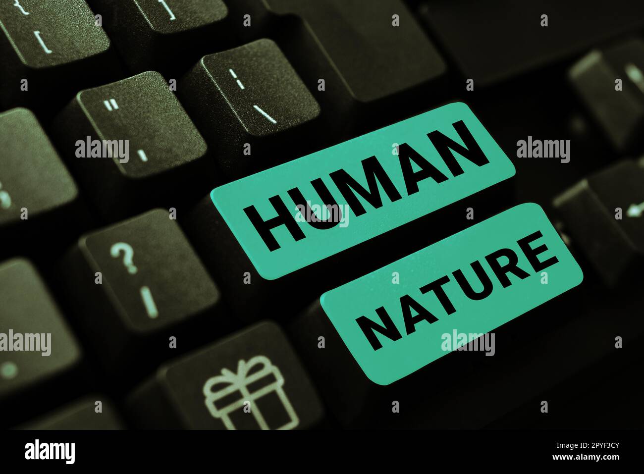 Text showing inspiration Human Nature. Business showcase psychological ...