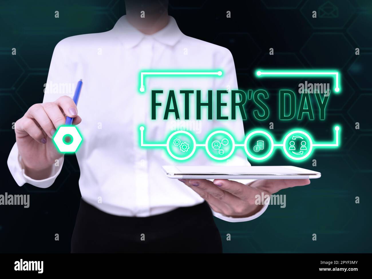 Inspiration showing sign Father's Day. Word Written on day of year ...