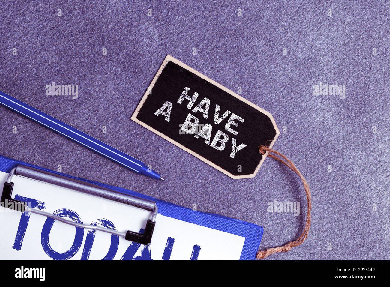 Writing displaying text Have A Baby. Concept meaning parents are ...