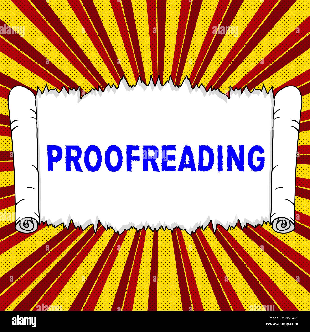 Text Caption Presenting Proofreading Business Approach Act Of Reading