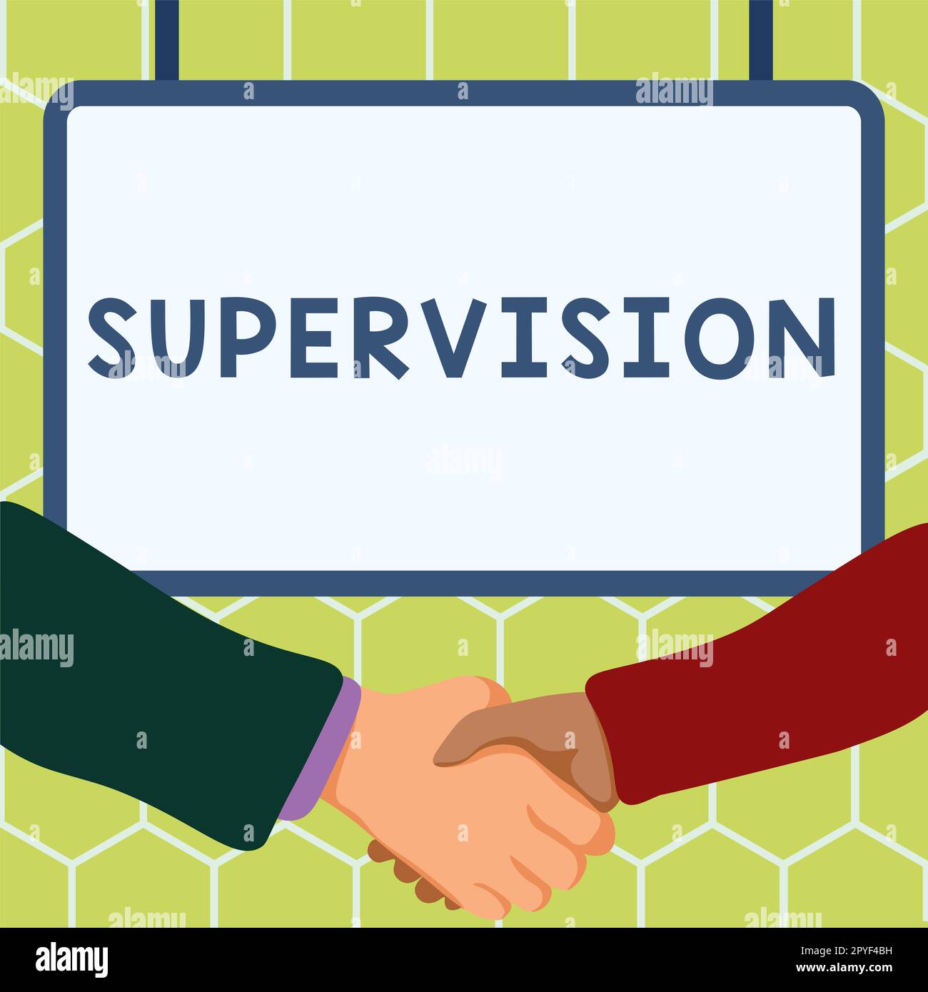 Text showing inspiration Supervision. Word for monitoring and ...