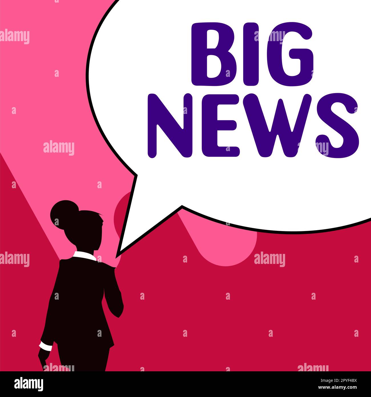 Writing displaying text Big News. Business showcase knowing actions no ...