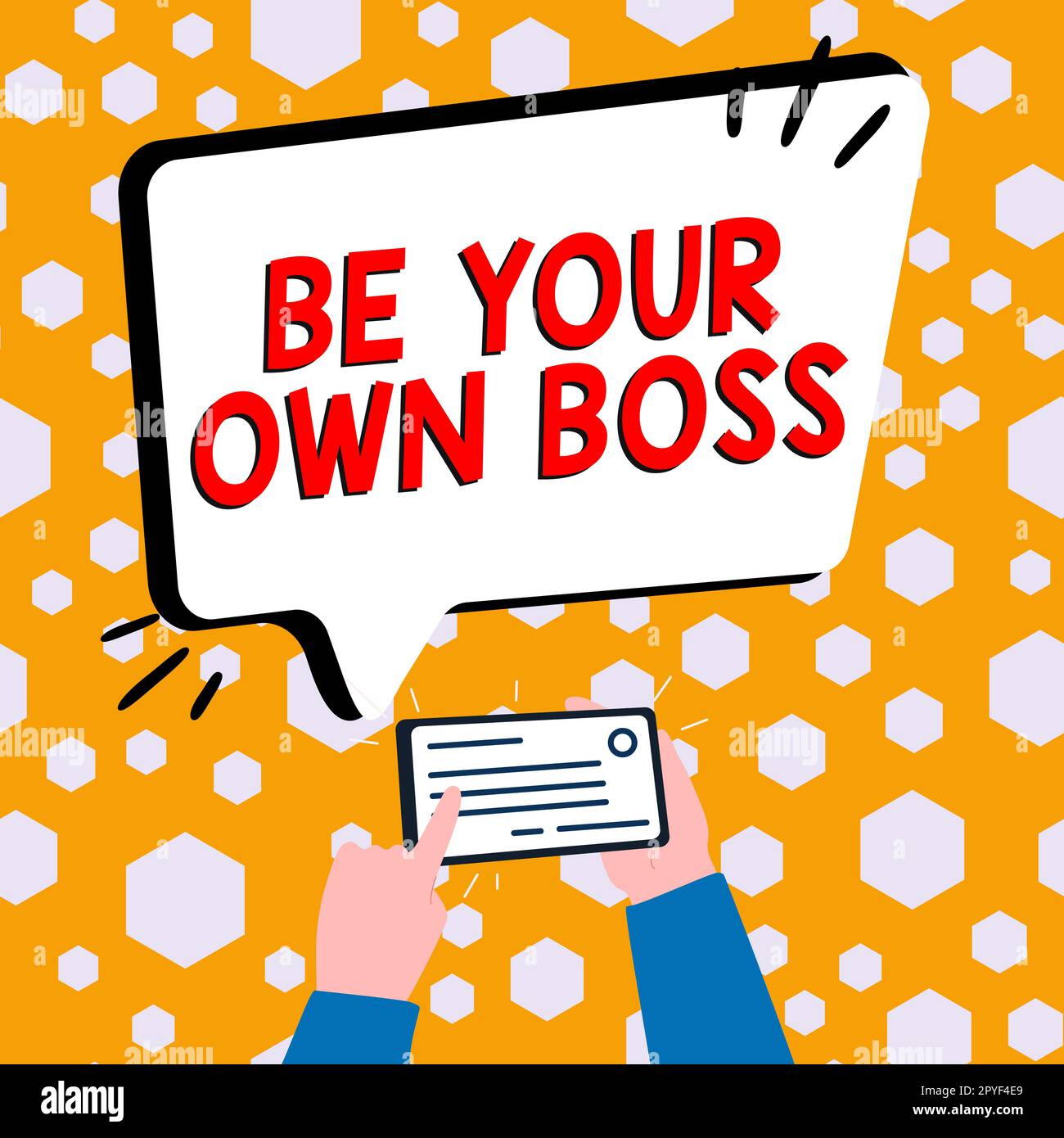 Conceptual display Be Your Own Boss. Internet Concept Entrepreneurship ...