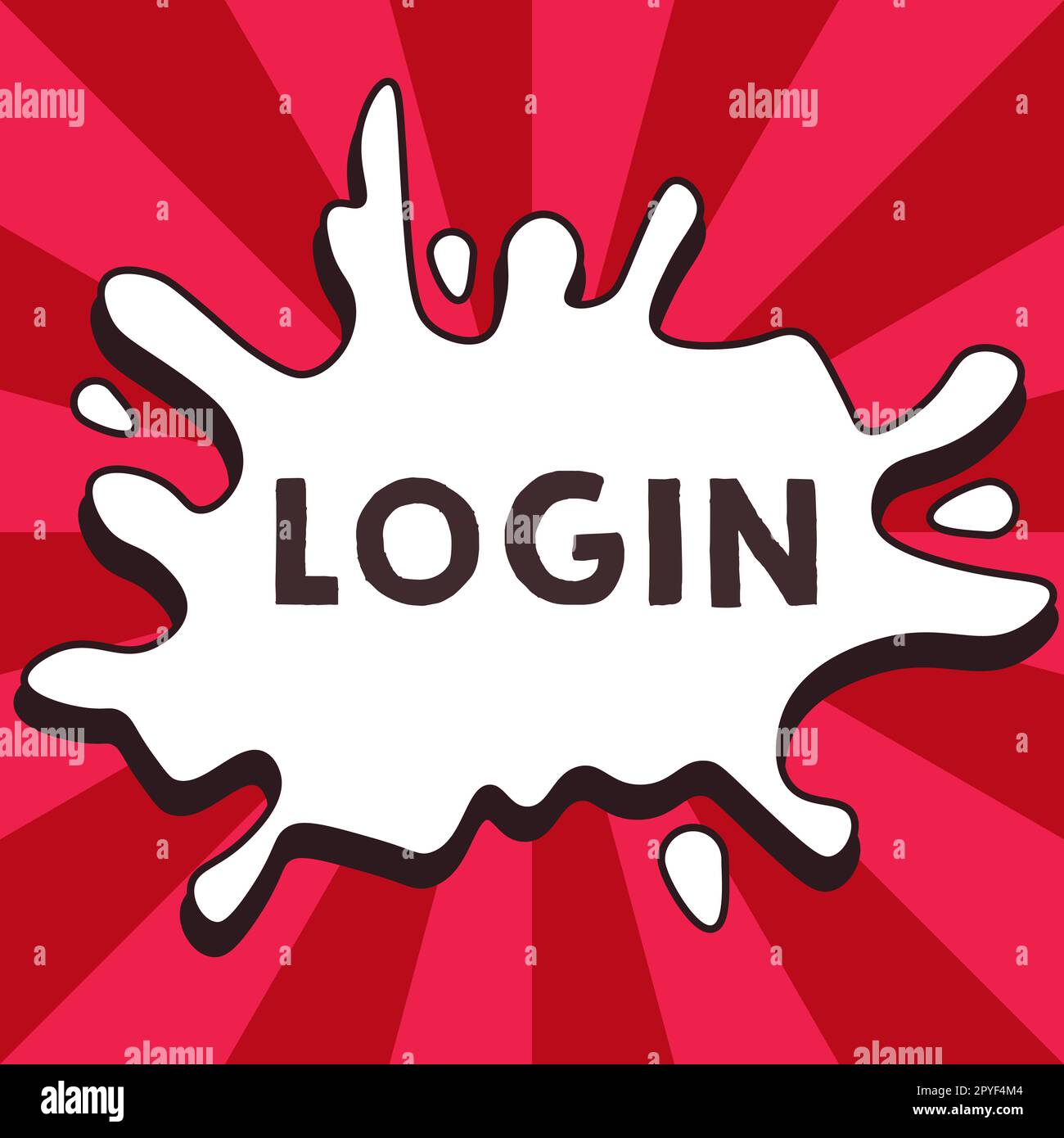 Hand Writing Sign Login Word Written On Entering Website Blog Using Username And Password