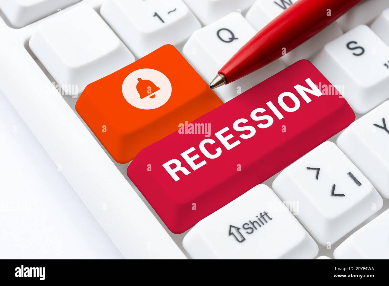 Writing displaying text Recession. Business idea the process of ... Writing displaying text Recession. Business idea the process of ...