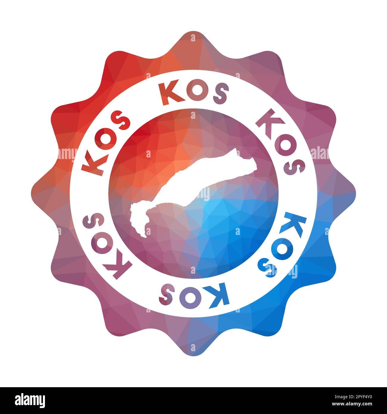 Kos greece map Cut Out Stock Images & Pictures - Alamy
