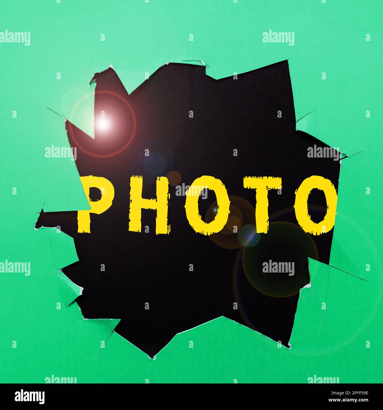 Conceptual caption Photo. Word for the nonobjective motif that cannot ...