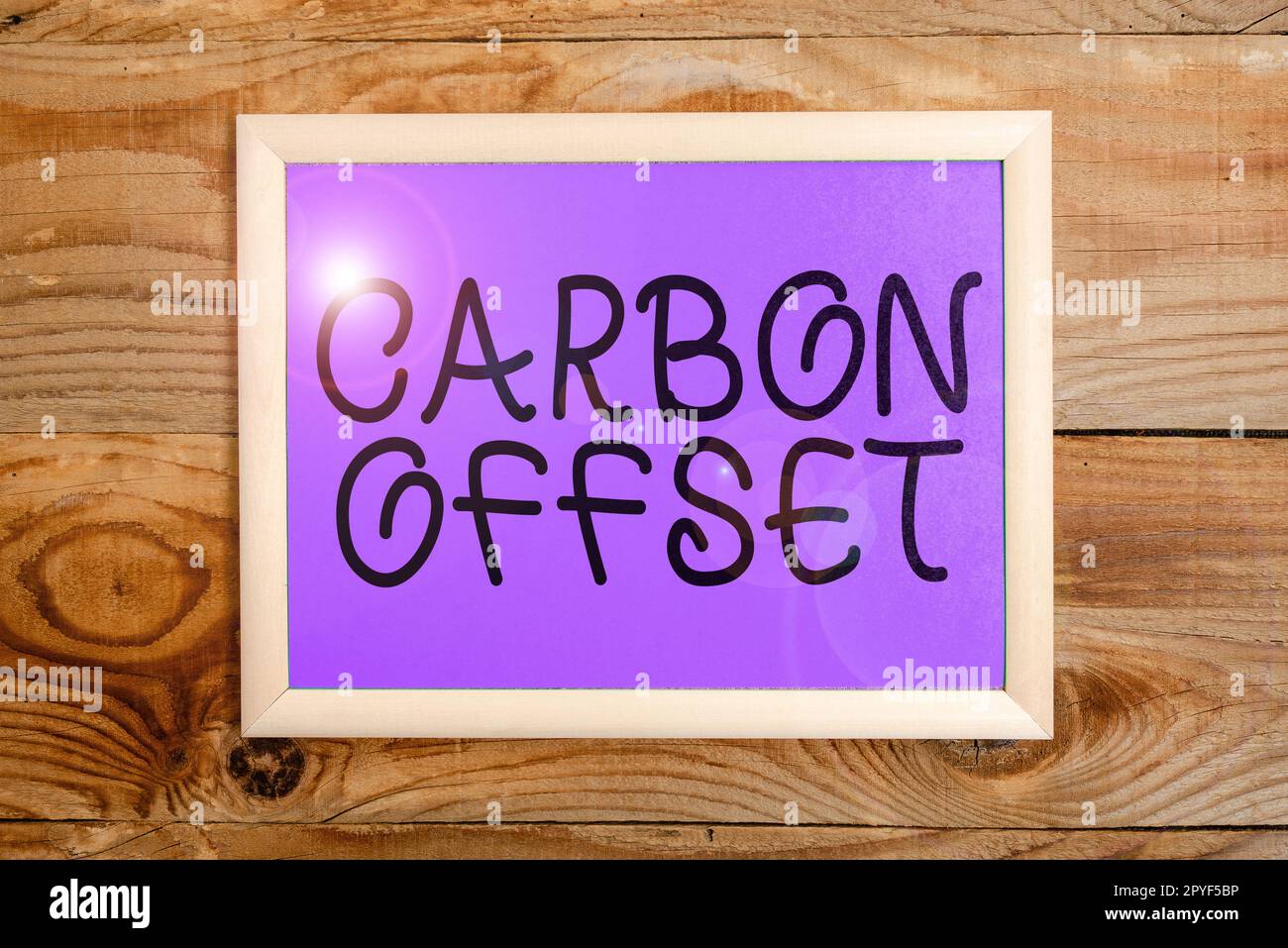 Inspiration showing sign Carbon Offset. Word Written on Reduction in ...