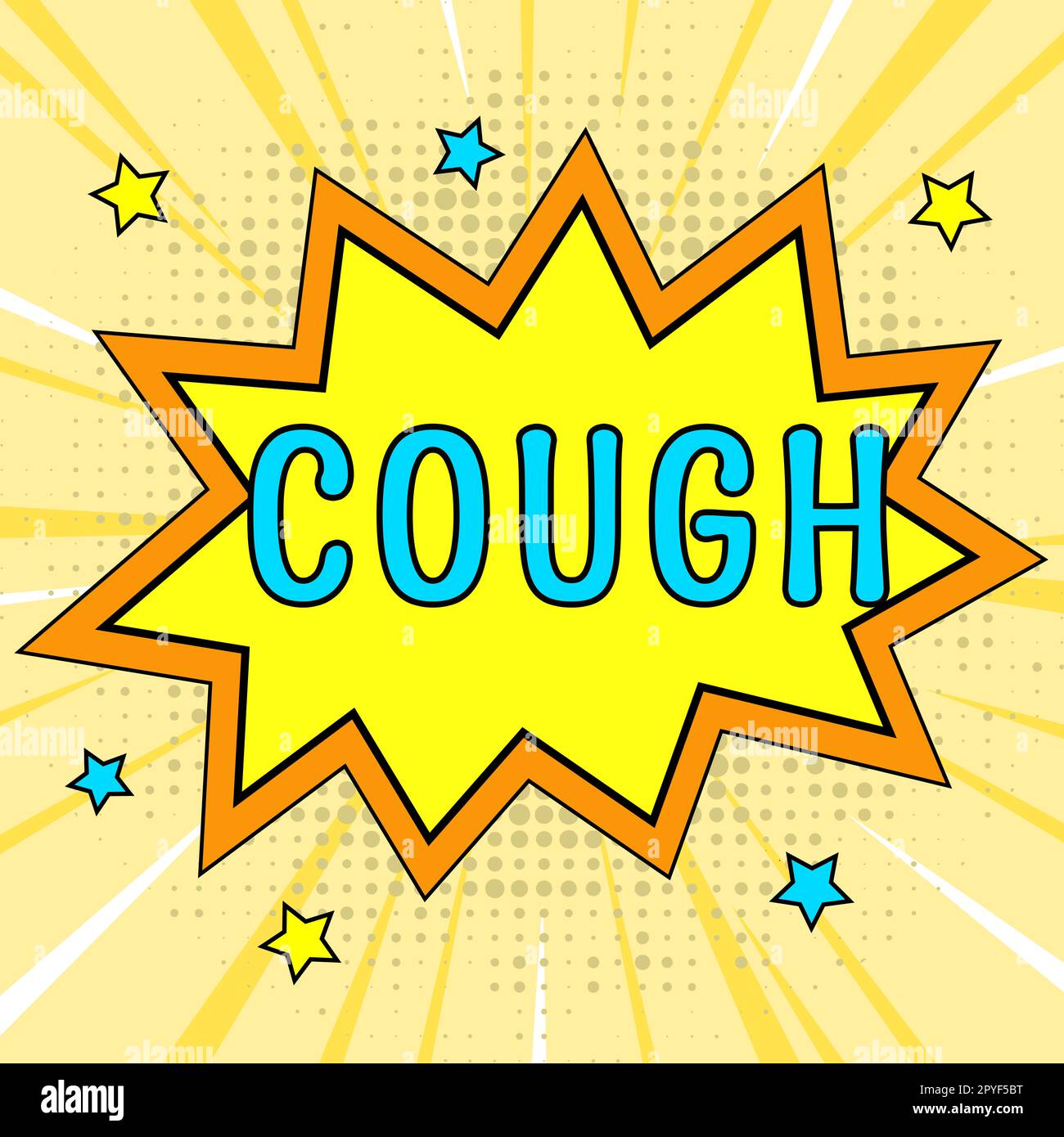 Handwriting text Cough. Word Written on sudden expulsion of air ...