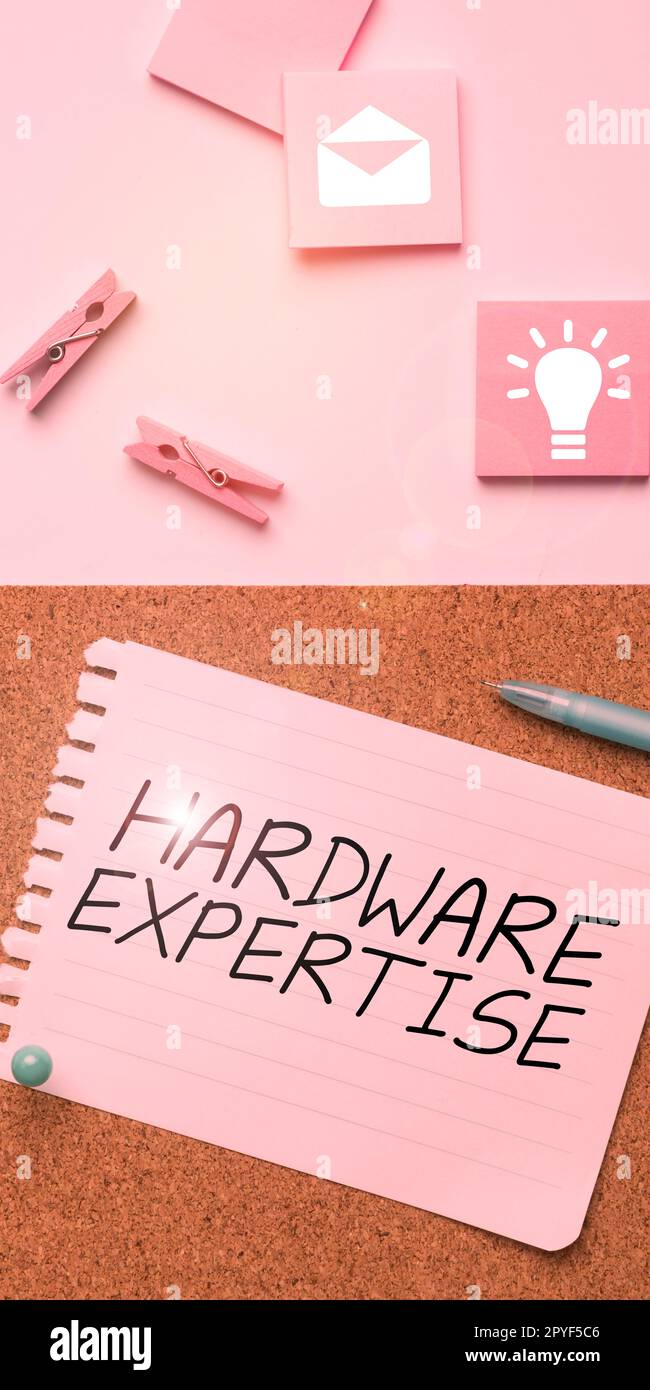 Inspiration showing sign Hardware Expertise. Concept meaning machines ...