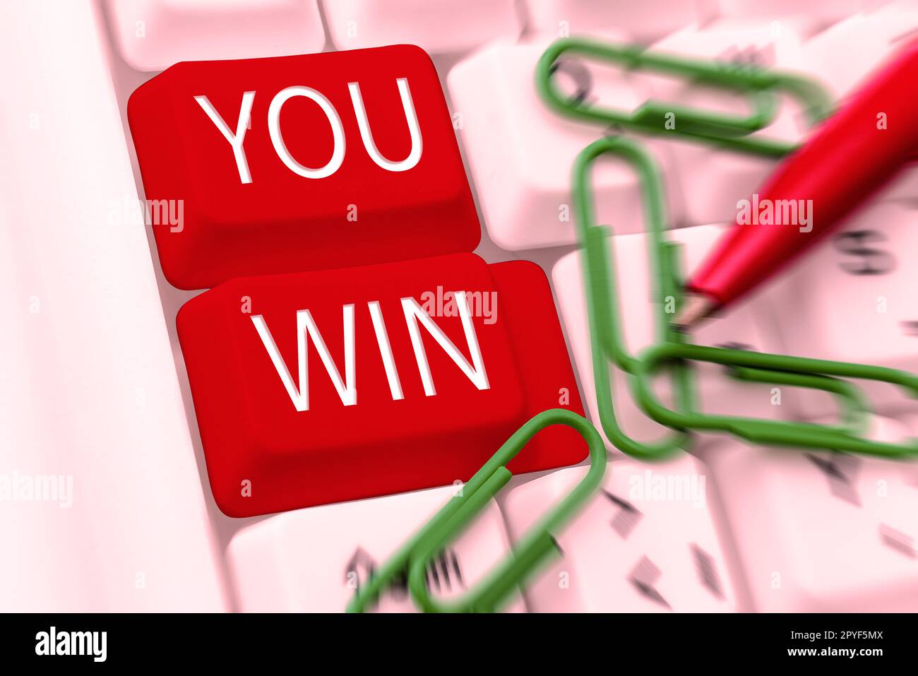 Inspiration showing sign You Win. Business showcase be first in school ...