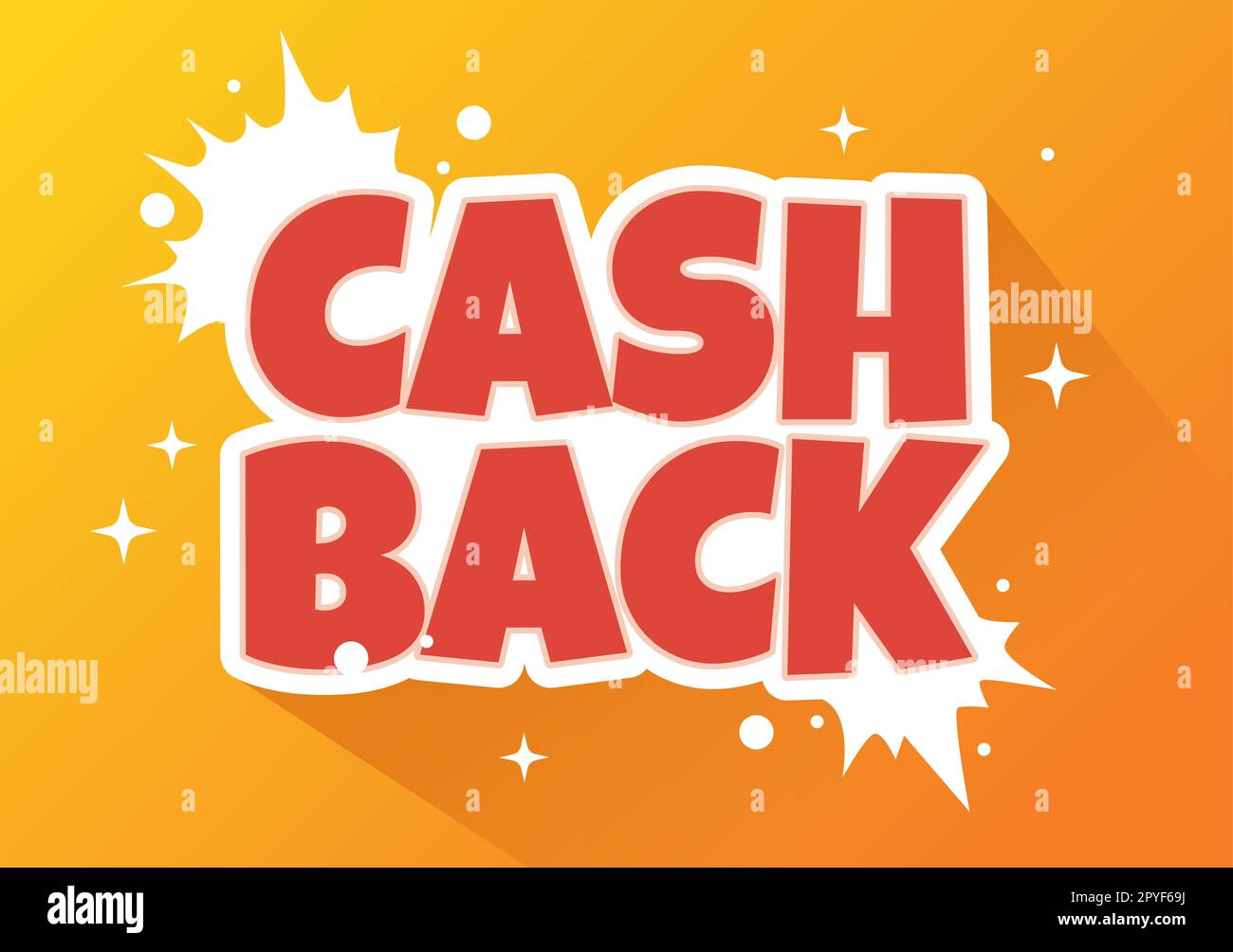 Cashback Illustration with Financial Payment to Money Cash Back Service ...
